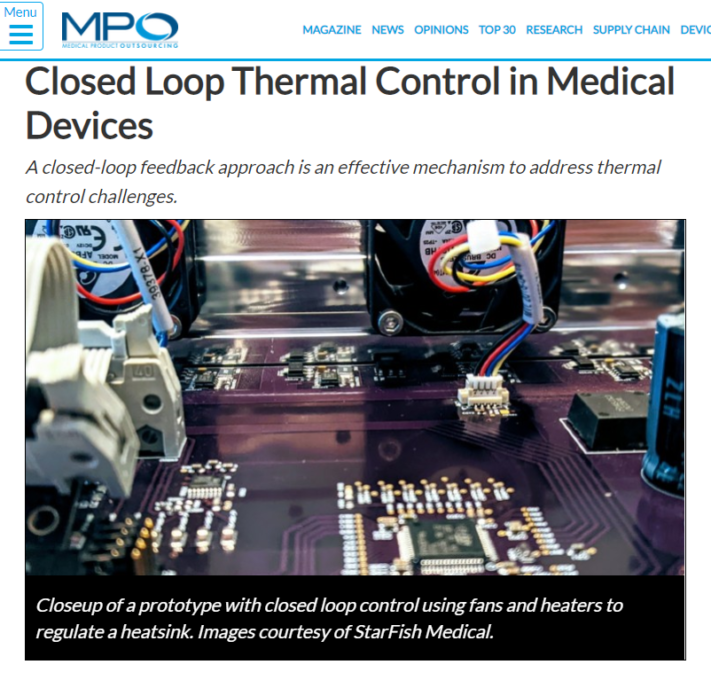 MPO: Closed Loop Thermal Control in Medical Devices | StarFish Medical