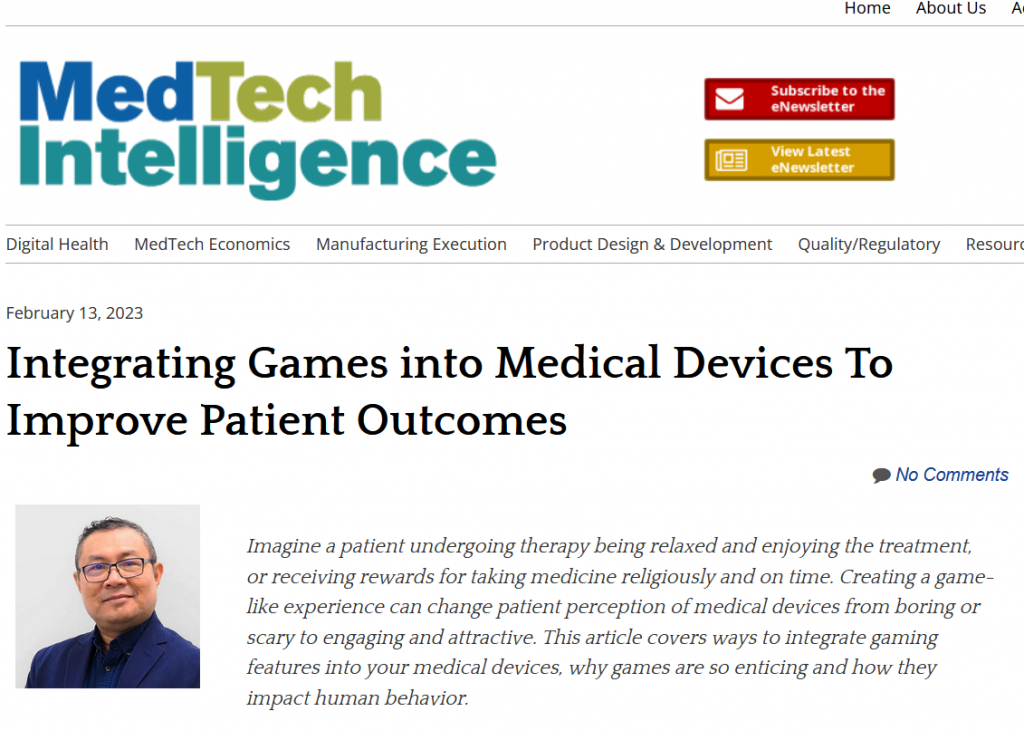 MTI: Integrating Games into Medical Devices To Improve Patient...