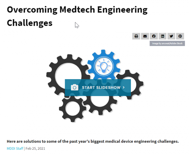 MD+DI Overcoming Medtech Engineering Challenges - StarFish Medical