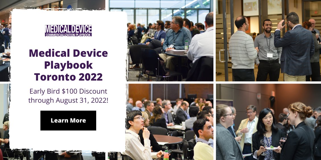 Medical Device Playbook Toronto Returns to MaRS DD on October 6,...