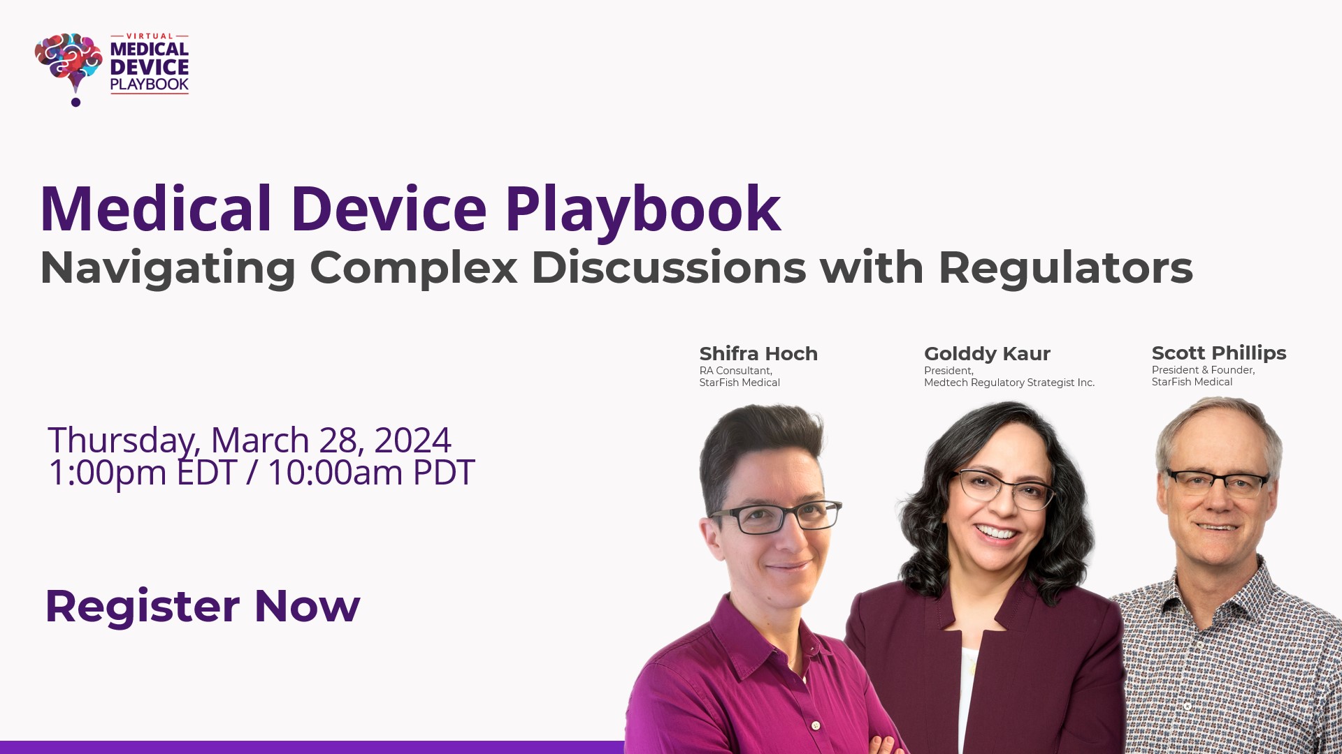 2024 Top Medtech Entrepreneur Webinars | StarFish Medical